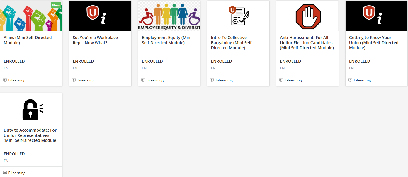 Online Self-Directed Modules | Unifor