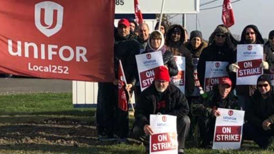 Unifor members on strike at Voith in Mississauga | Unifor Unifor members on strike at Voith in Mississauga | Unifor