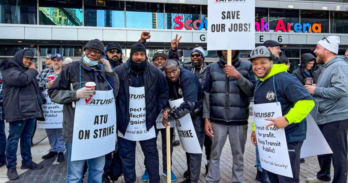 Letter Of Support To Go Transit Workers Unifor