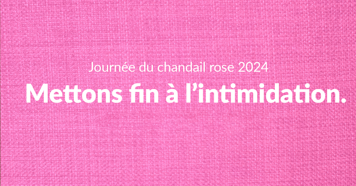 Journée du chandail rose 2024 - Déclaration | Unifor