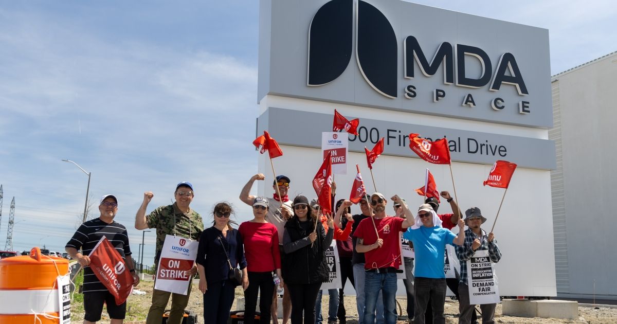 Media Advisory - Unifor to hold rally at MDA Space picket line | Unifor