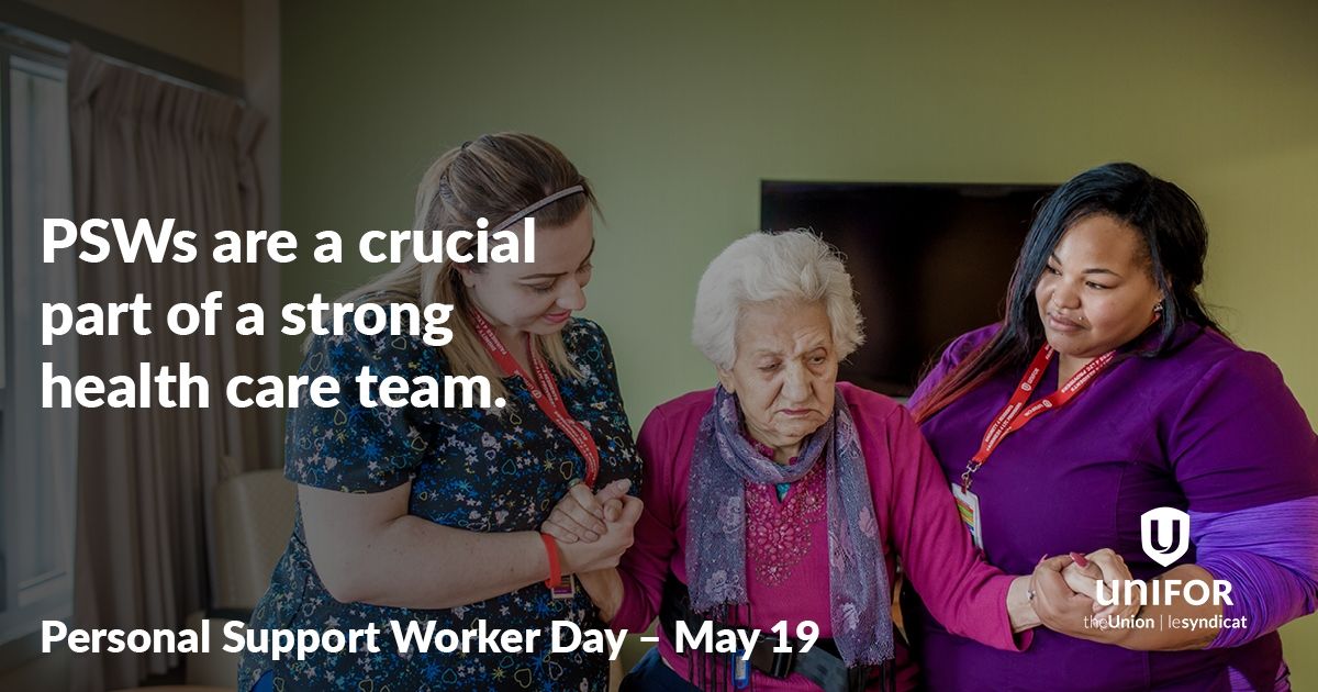 Unifor celebrates Personal Support Worker Day | Unifor
